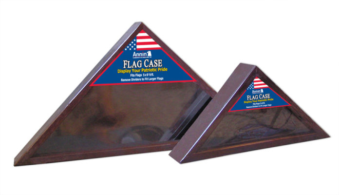 Cherry Wood Flag Case | Flag World Inc Shopping