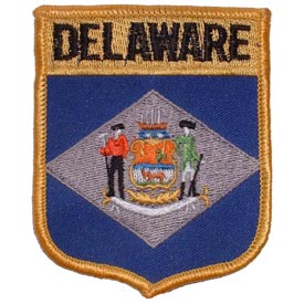 Delaware Flag Shield Patch | Flag World Inc Shopping