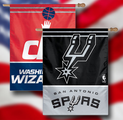 NBA Banners - Flag World | American Flags | Custom Flags | Flagpoles