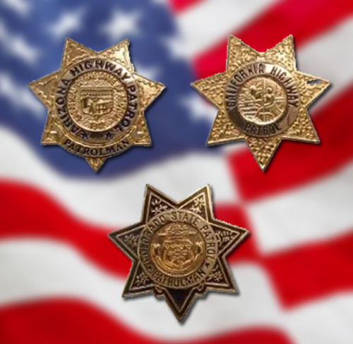 us-50-state-police-badge-pins - Flag World | American Flags | Custom ...