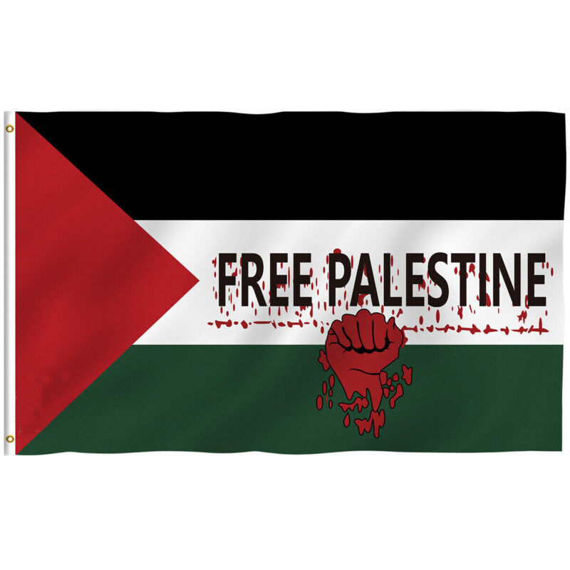 Free Palestine Fist 3'x5' Flag | Flag World Inc Shopping